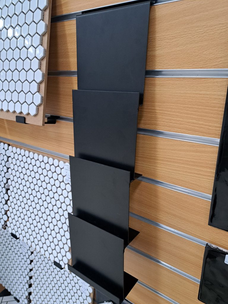 4 Tier Slatwall Tile Holder - Dinya Shopfittings