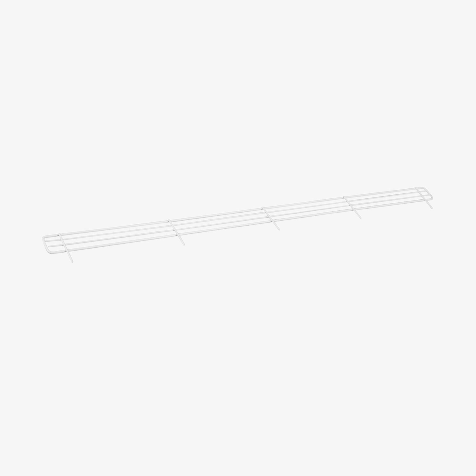 White Gondola Shelf Fence - Dinya Shop Fittings